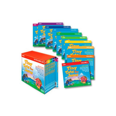 Tiny Tots 10 Volume DVD Set