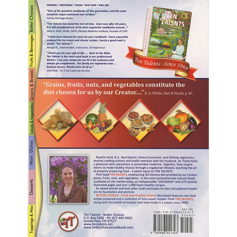 Ten Talents & Better Choices Cookbooks Combo
